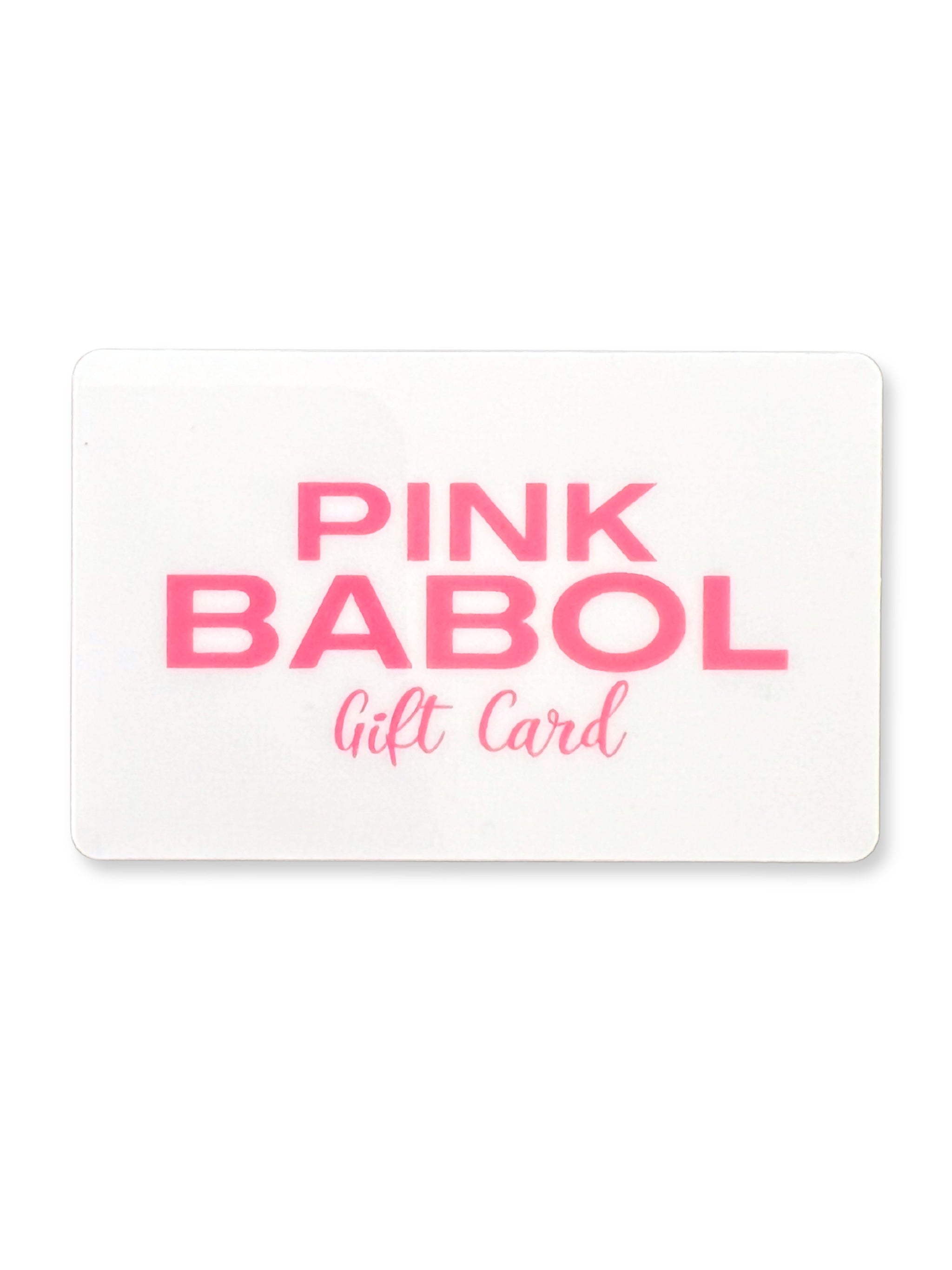 Gift Card fisica Pink Babol con biglietto di auguri